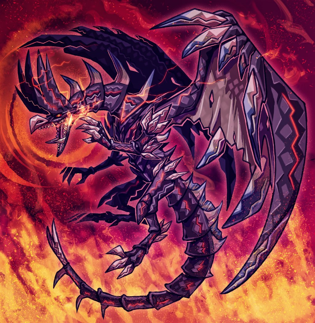 Red Eyes Zombie Dragon Wallpaper