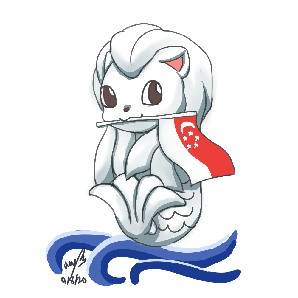 Merlion Cartoon