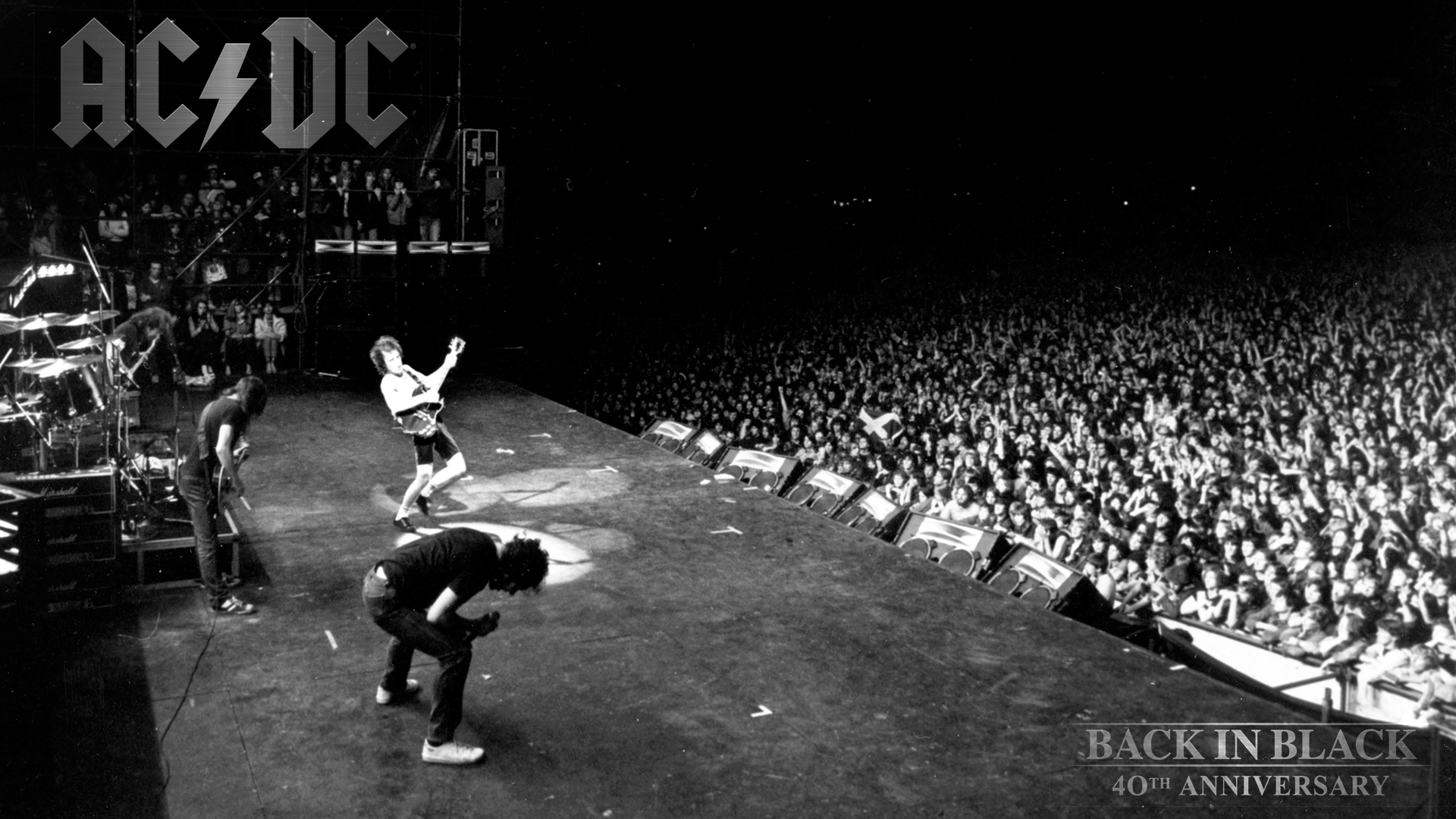 Acdc Back In Black Wallpaper