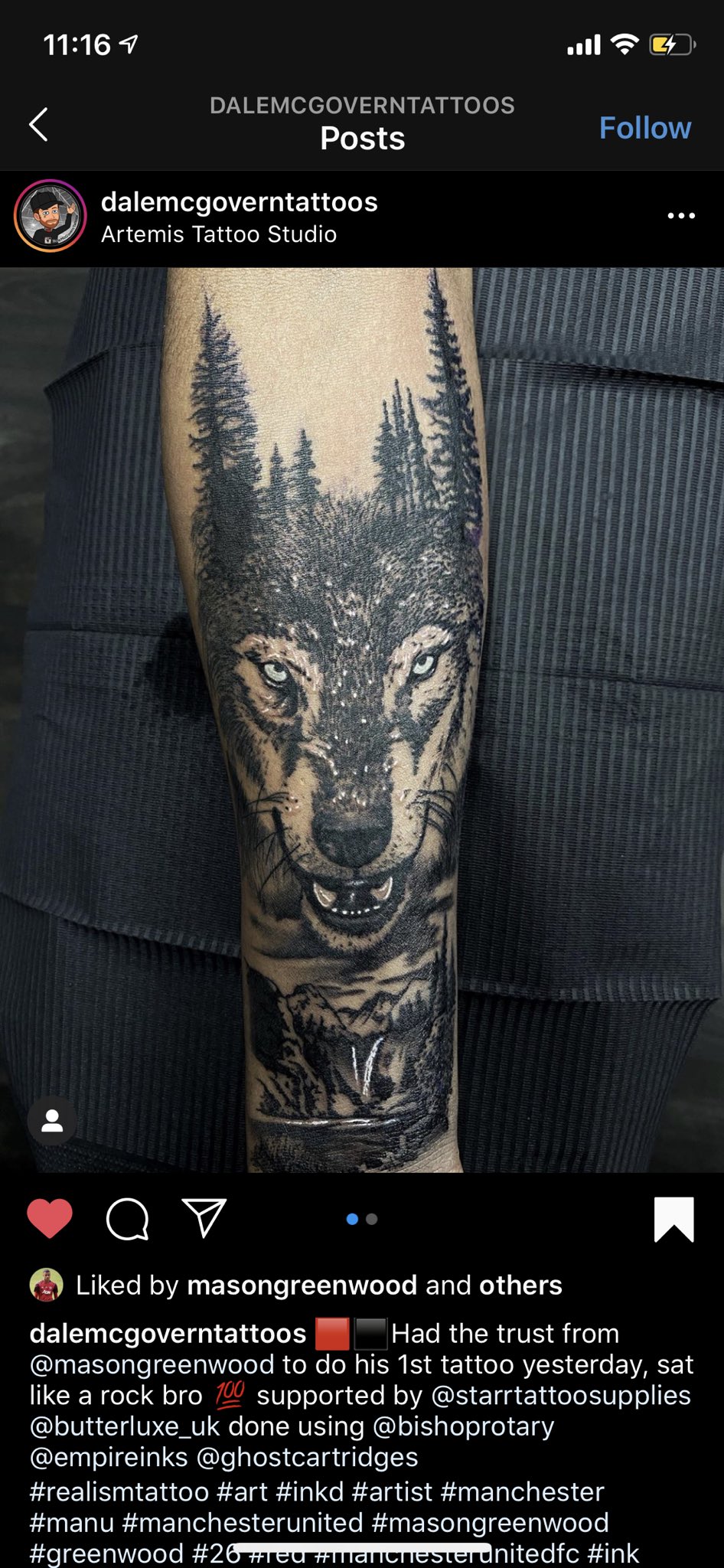 Mason Leg Tattoos