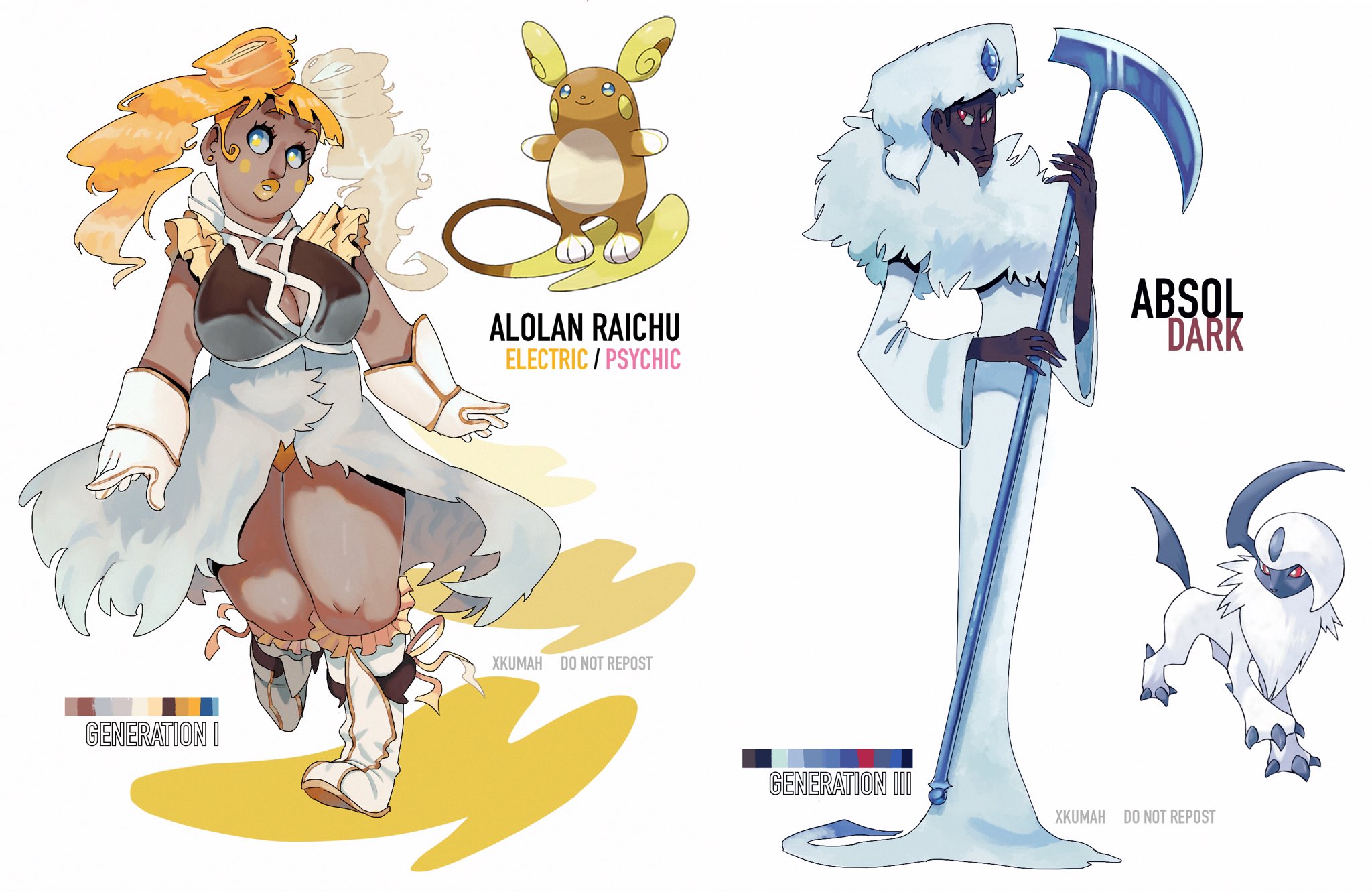 Psychic Pokemon Gijinka