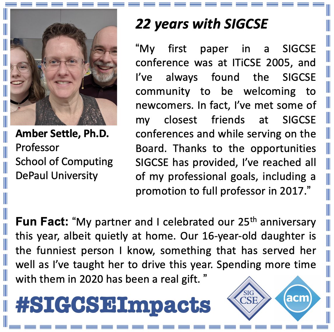 ACM SIGCSE on Twitter: "#SIGCSEImpacts, @settle_amber…