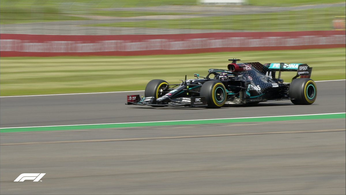 FIVE LAPS TO GO: 1 HAM ? 2 BOT 3 VER 4 LEC 5 SAI 6 NOR BritishGP ?? F1 ...