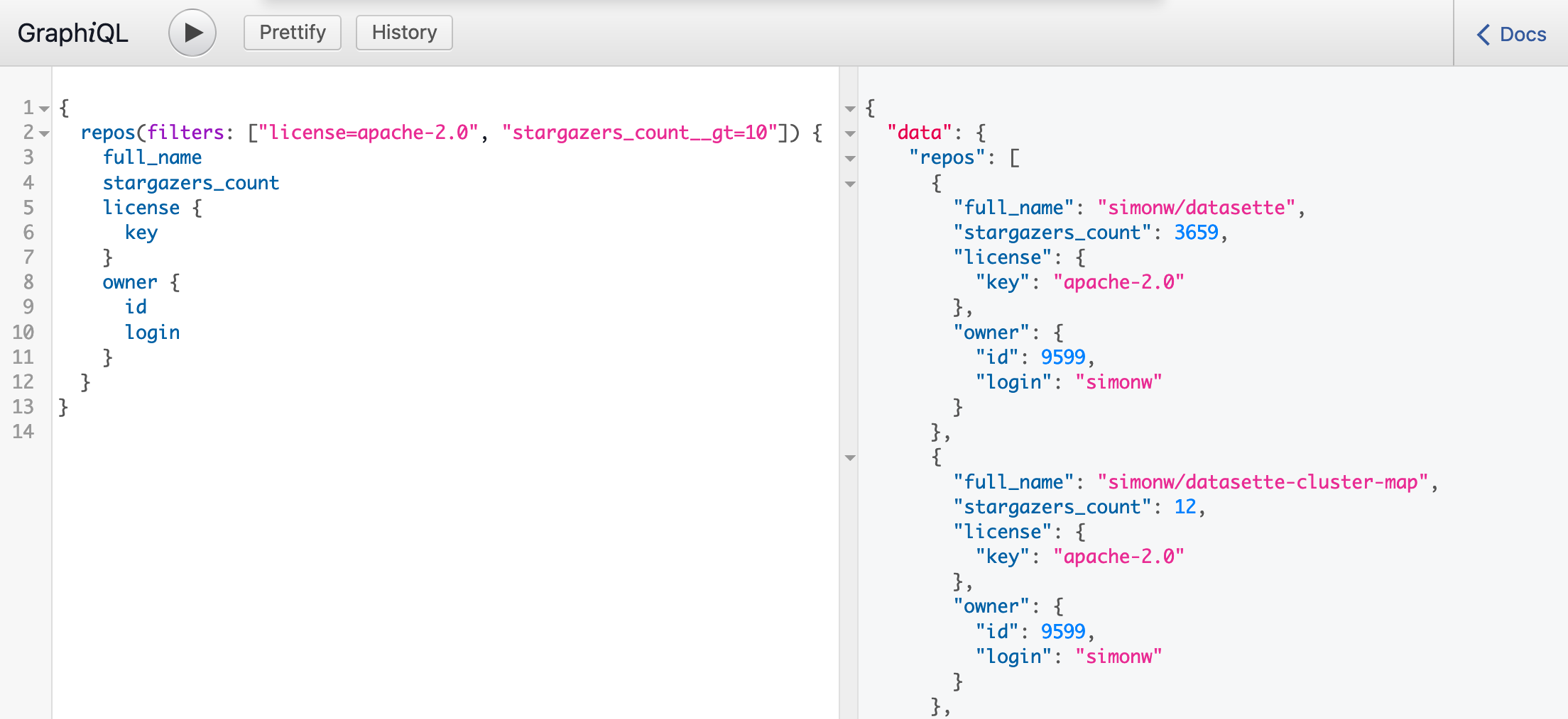 Simon Willison on Twitter: "SQLite is actually a really good fit for GraphQL, because "many ...