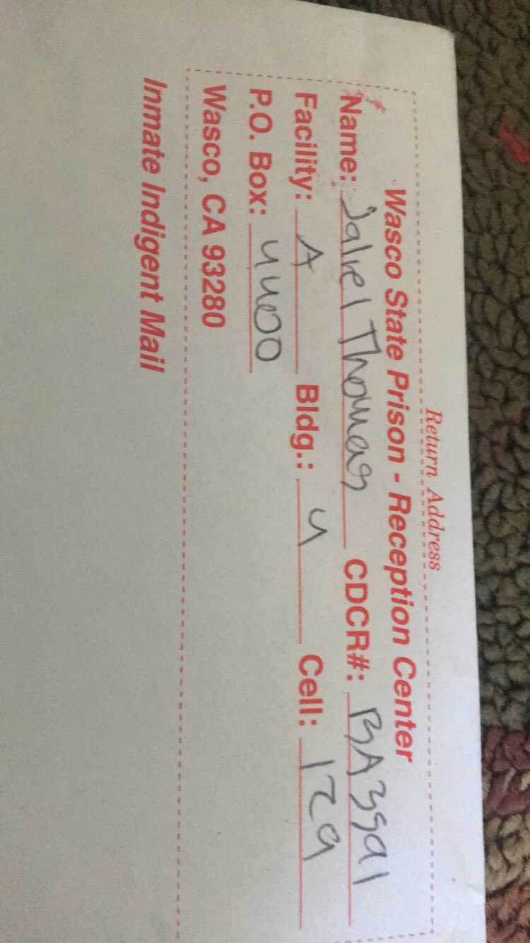 How To Send A Letter To Someone In Jail