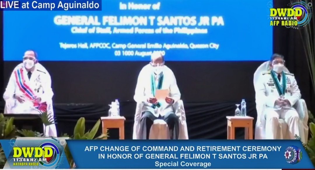 NOW: Lt. Gen. Gilbert Gapay (right) takes command of the AFP with the ... NOW: Lt. Gen. Gilbert Gapay (right) takes command of the AFP with the ...