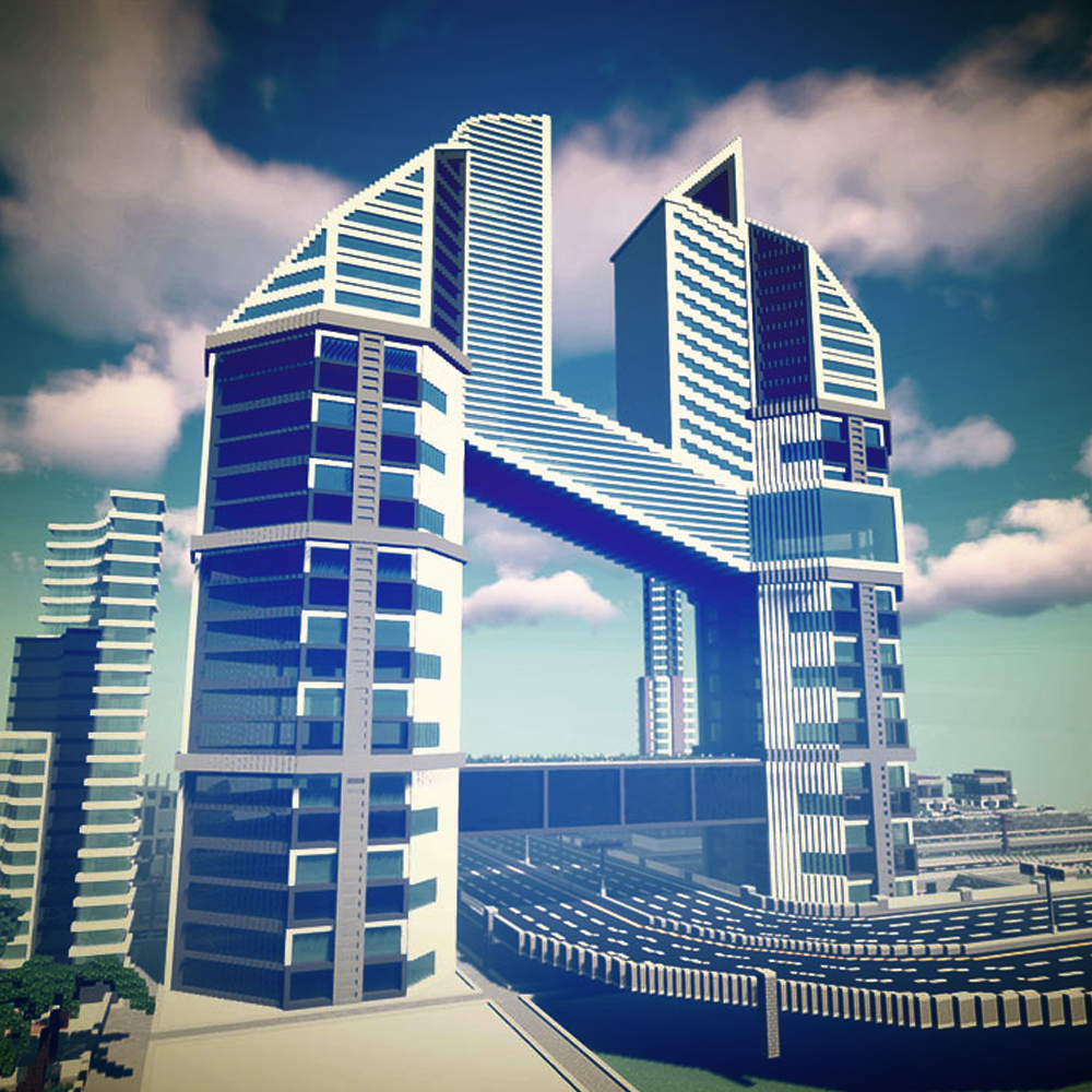Minecraft Skyscraper Unique
