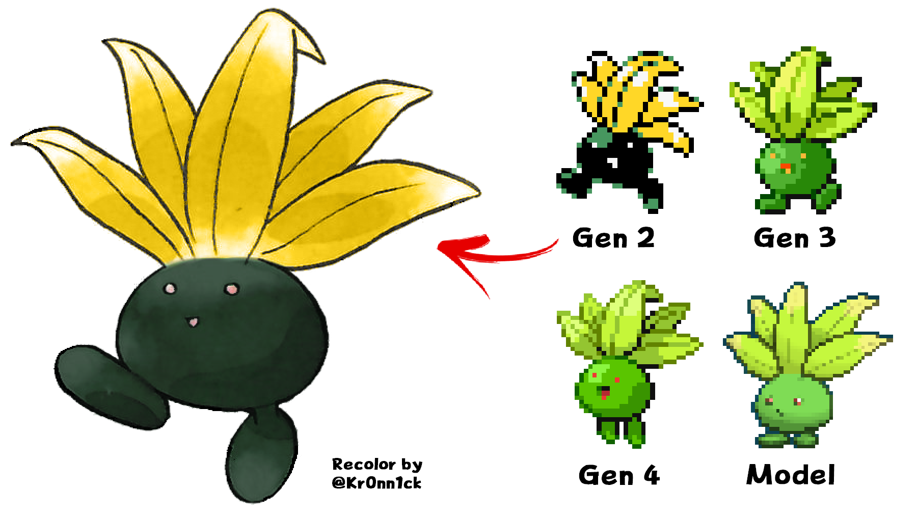 Yellow Shiny Pokemon