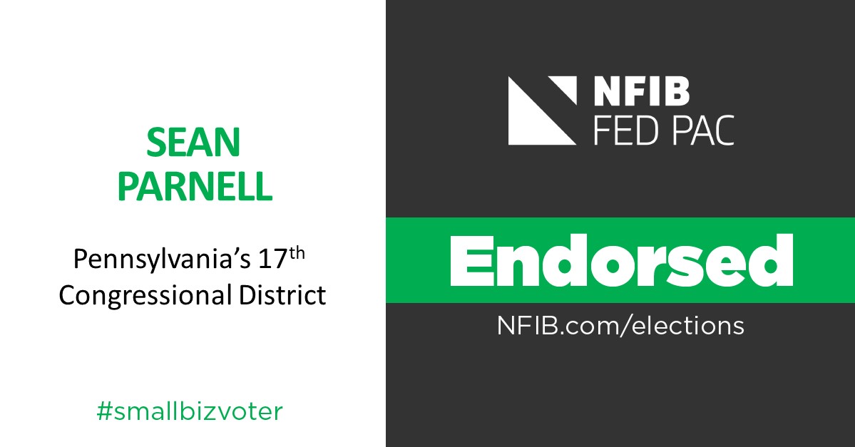 .NFIB Fed PAC is proud to endorse SeanParnellUSA for election to the U ...