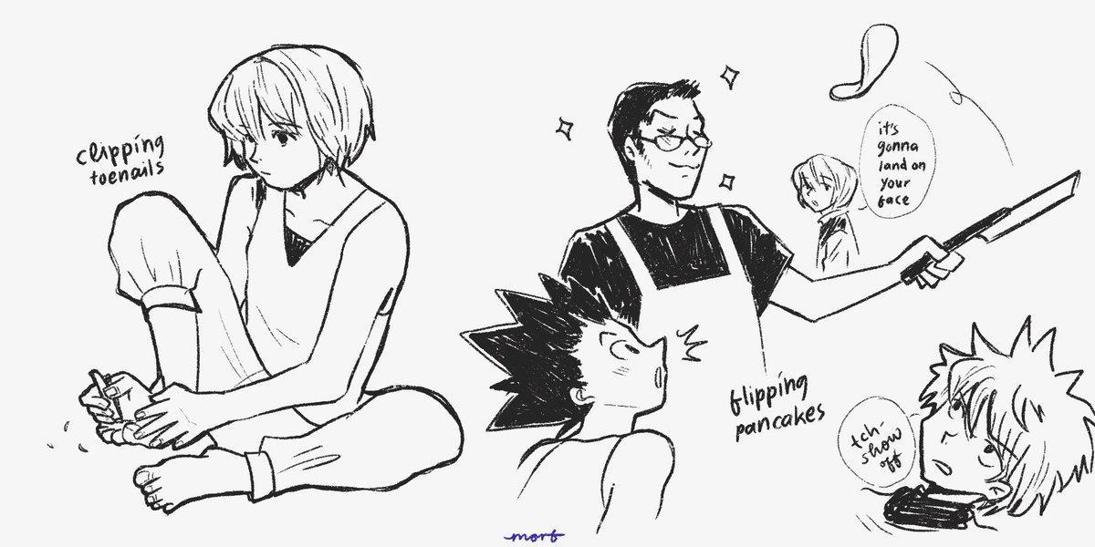 「a thread of pose practices with prompts given in the #hxh gc」POPPY ...