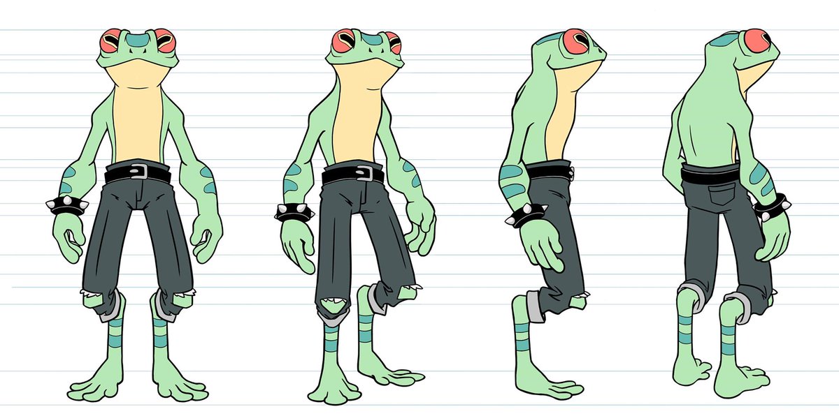 Frog Character Design