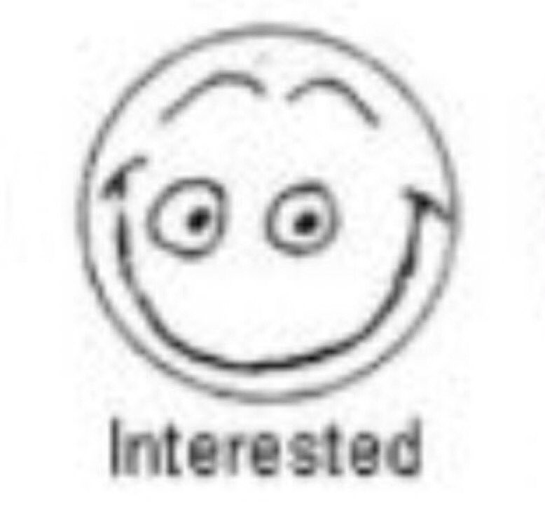 Interested Face Emoticon