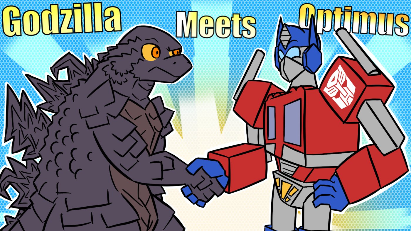 Godzilla Vs Optimus Prime