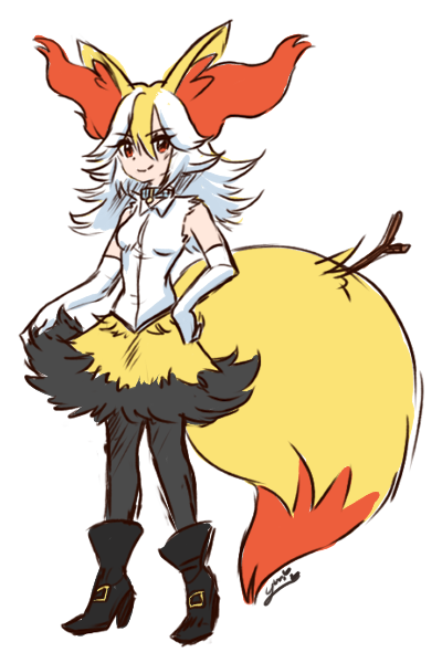 Delphox Gijinka