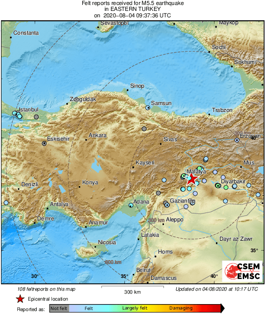 Pontic Mountains Map Location