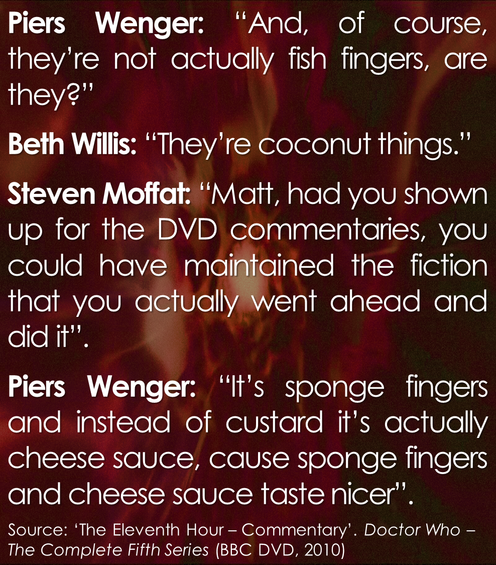 Fish Fingers And Custard Quote