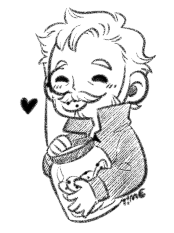 「Quick Gilbert doodle. #FE3H 」TimetheHoboの漫画