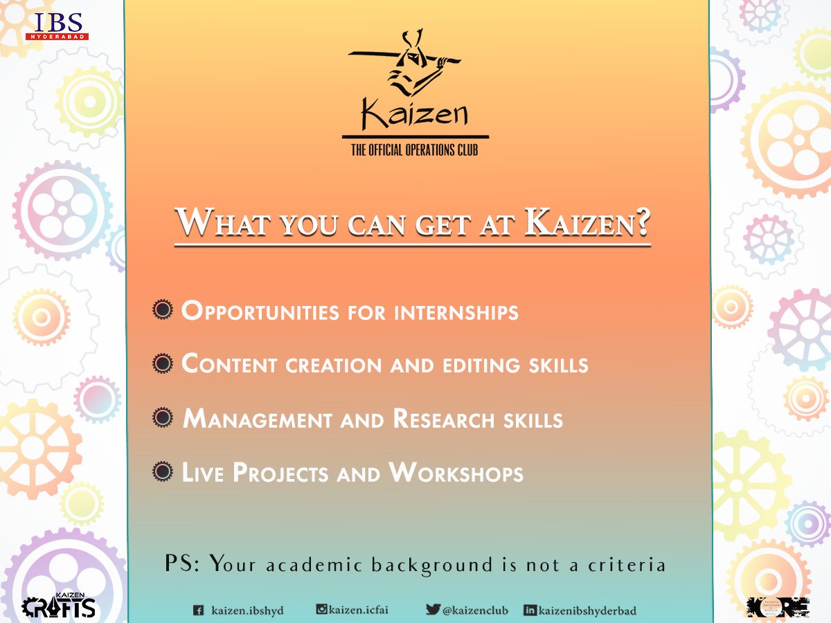 Kaizen Club on Twitter: "Register here for Club Kaizen's Recruitment Drive⚙️ https://t.co ...