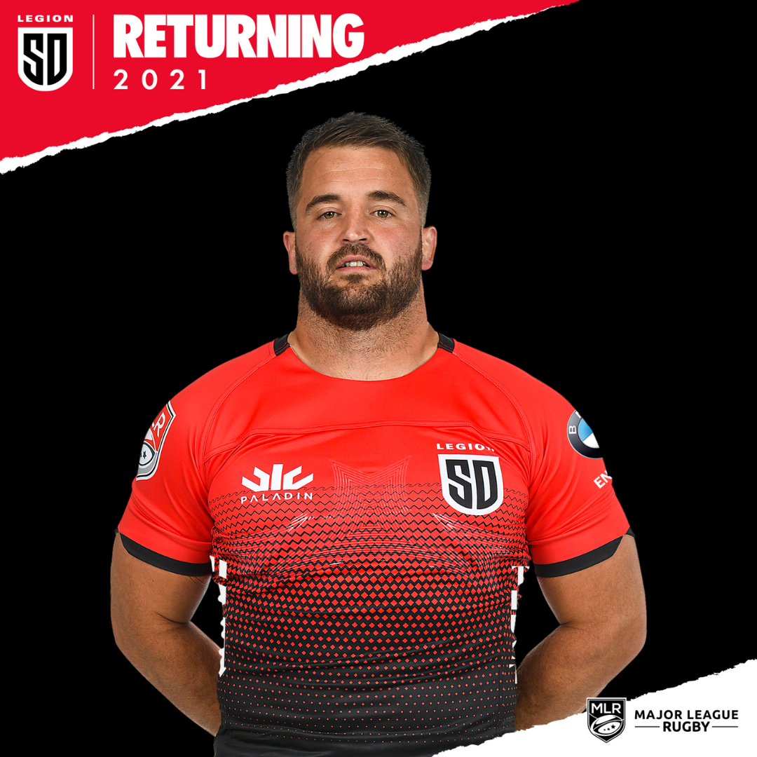 Dean Muir has extended with San Diego Legion : r/MLRugby