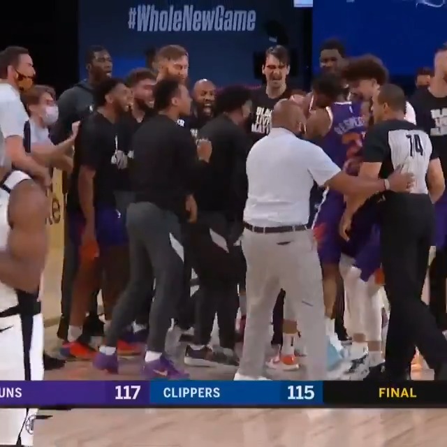 Devin Booker's buzzer-beater against Clippers is one for the history books / Twitter