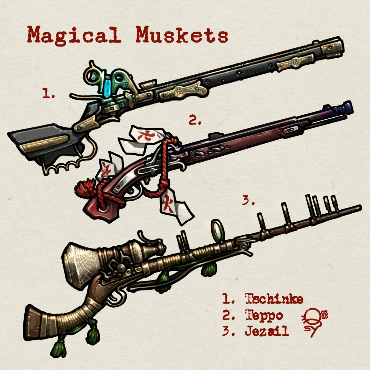 Dieselpunk Weapons
