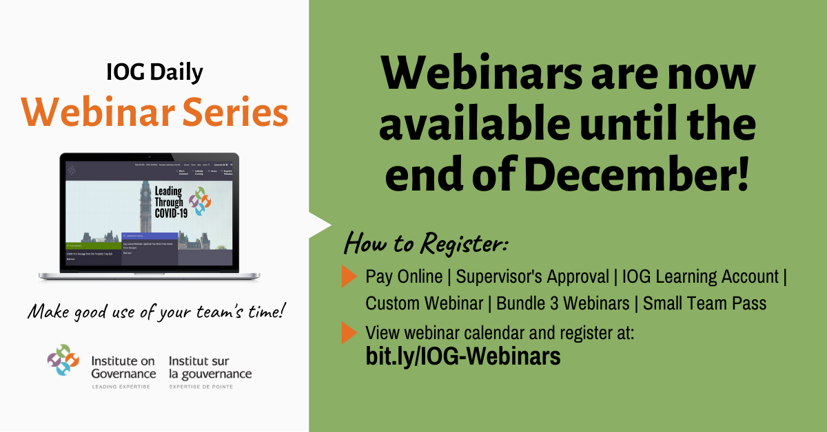 Leading Expertise | Institute on Governance