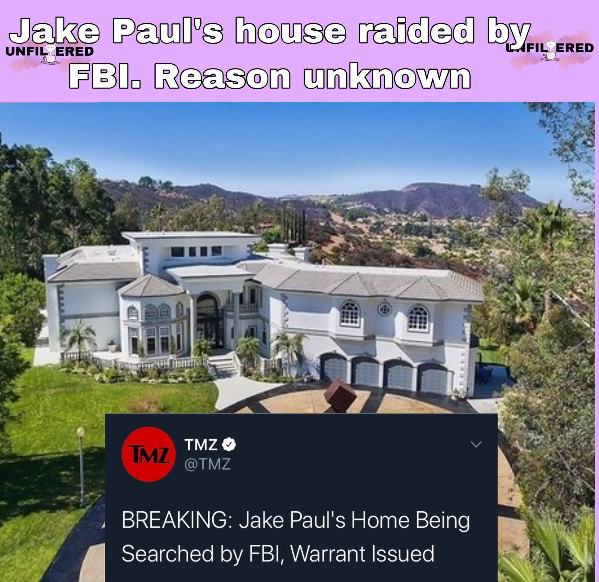 New Team 10 Jake Paul House JAKE PAUL'S GATE WAS OPEN! (Sneaking