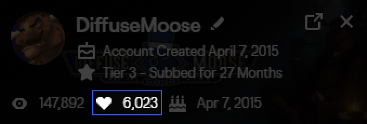 Diffuse Moose ️ FWA 2022 on Twitter: "Another achievement unlocked! 6,000 followers reached on ...
