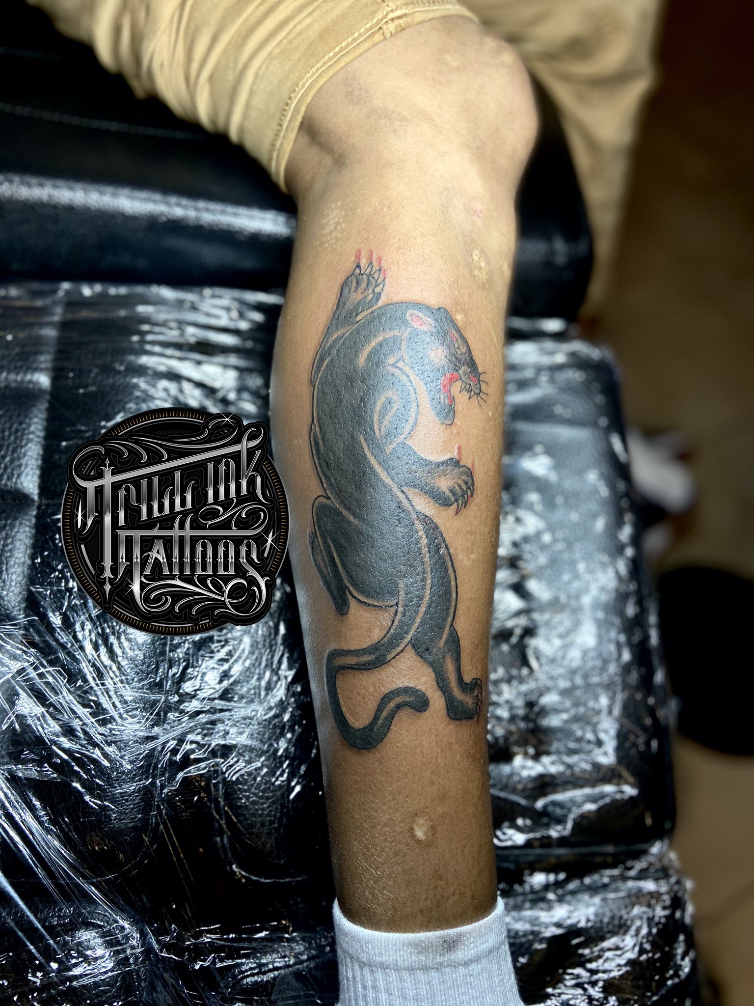 Panther Calf Tattoos 15 Unique Black Panther Tattoo Ideas You'll Love