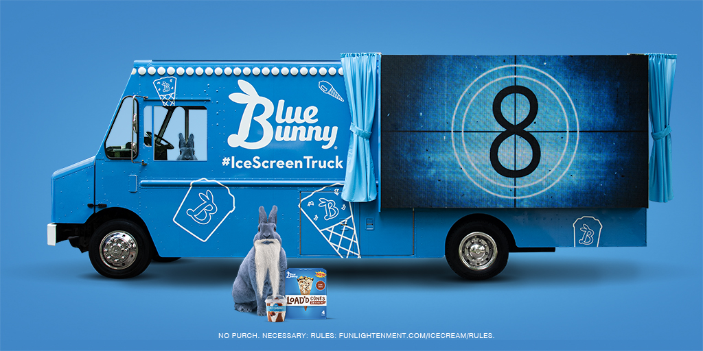 Ice Cream Truck Blue Bunny