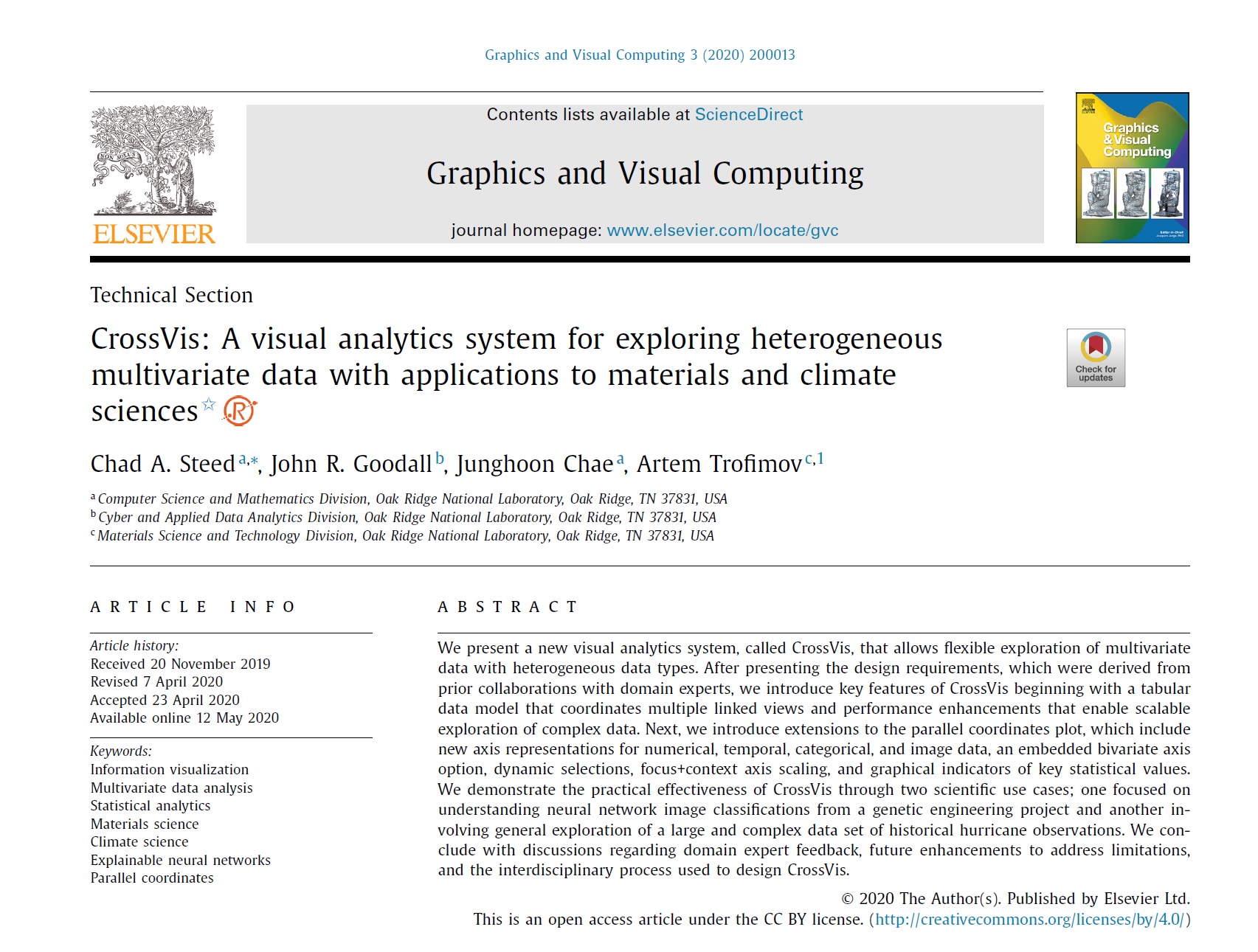 OGAWA, Tadashi on Twitter: "=> CrossVis: A visual analytics system for exploring heterogeneous ...