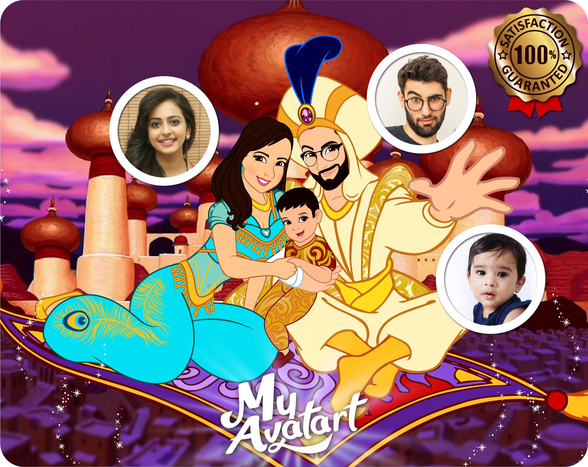 Aladdin And Jasmine Family