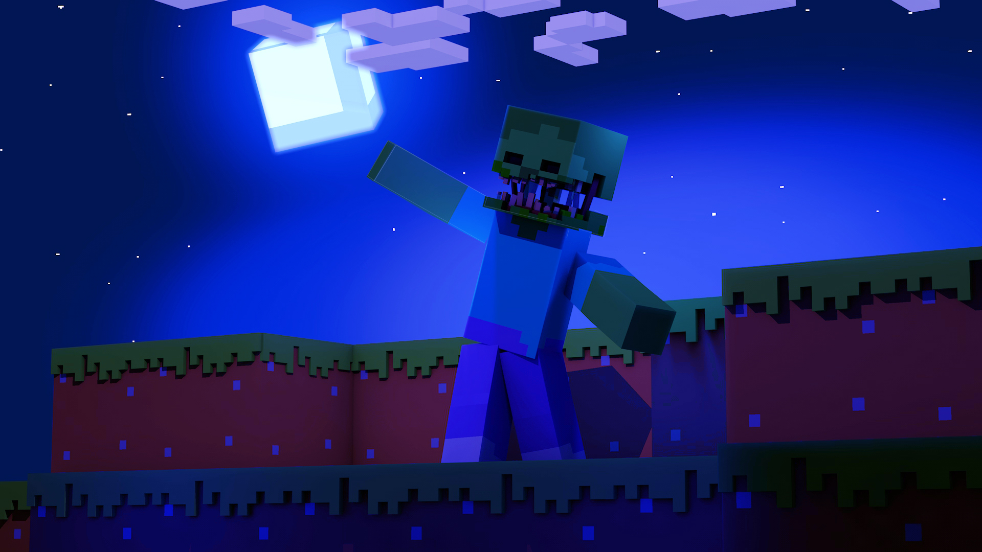 Minecraft Zombie Render