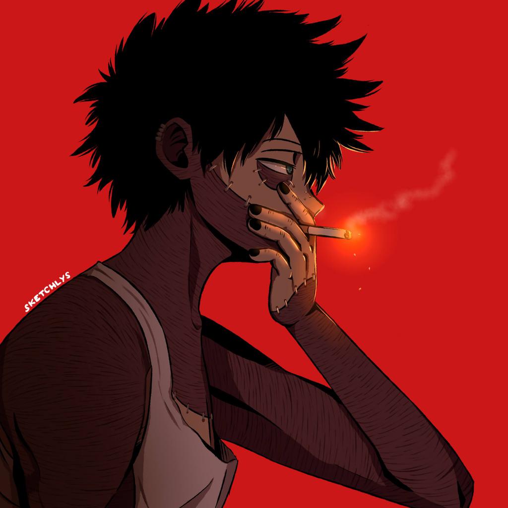 ヒロアカ「smoking dabi ? #bnha #dabi #mha 」|im bussin busyのイラスト