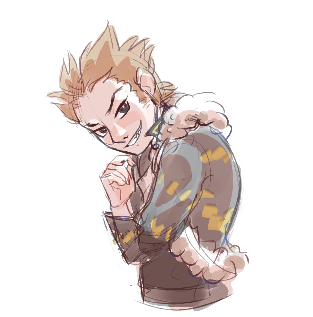 「all i do is draw hot langs late at night」|jae のイラスト