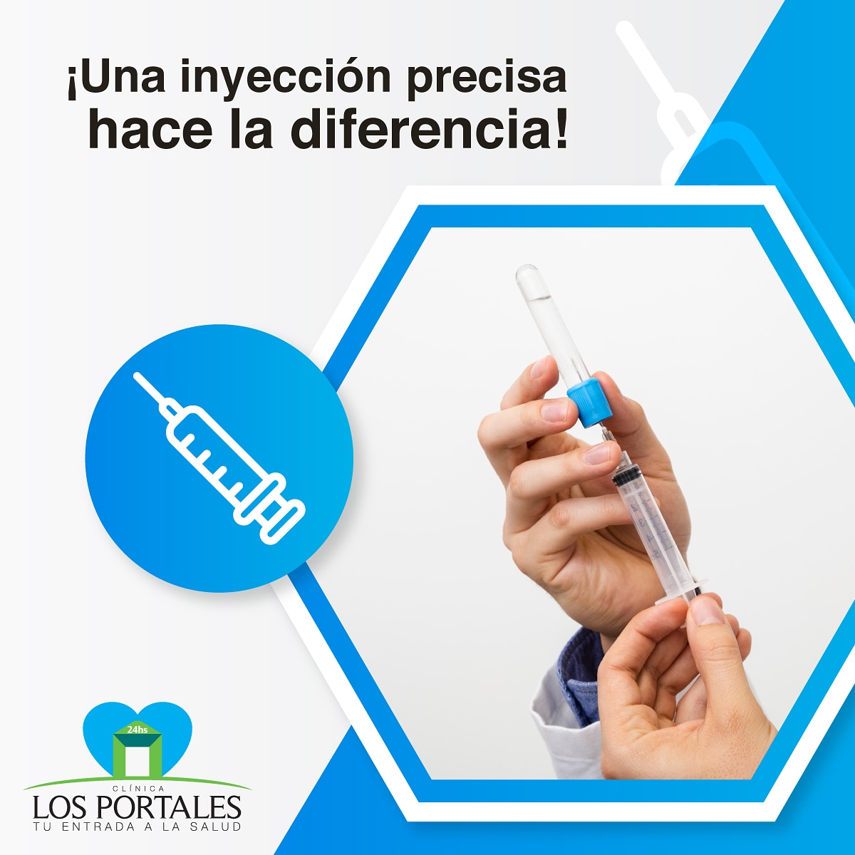Clínica Los Portales on Twitter: "¡Una inyección precisa por un buen ...