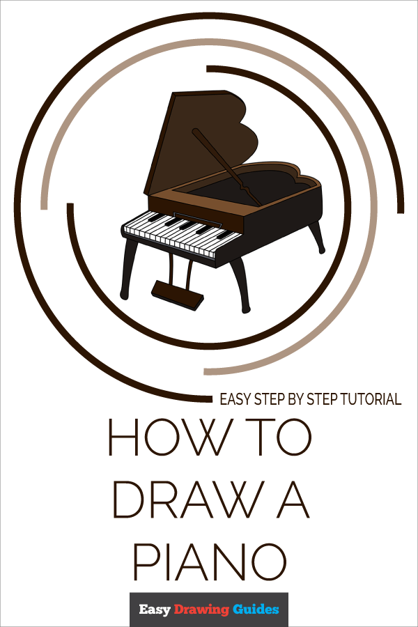 Simple Piano Drawing