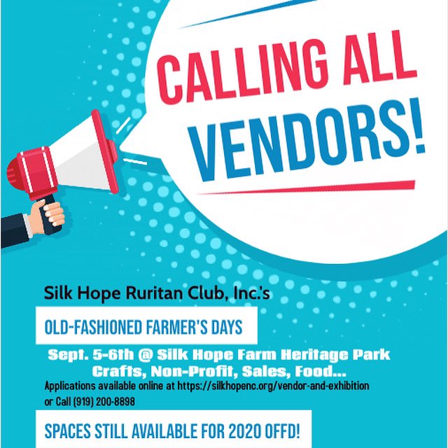 Calling All Vendors