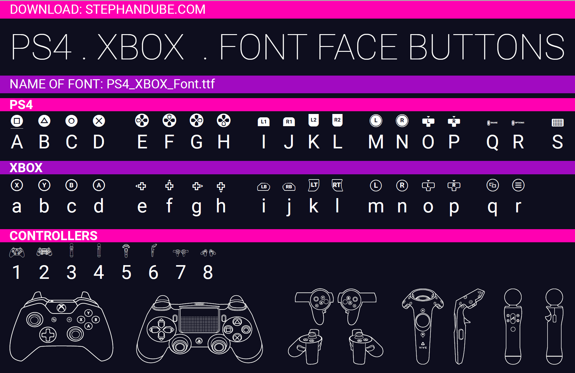 Xbox One Button Icons Xbox Buttons Vector Images (over 380)
