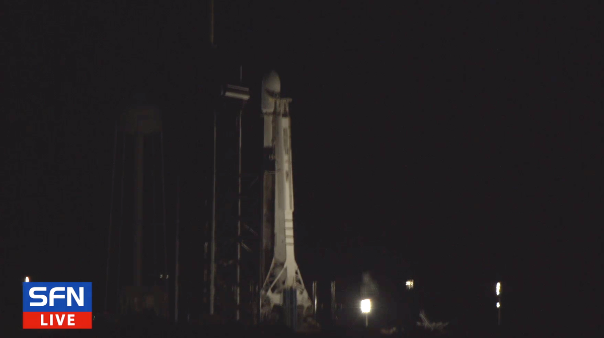 T-minus 60 minutes. SpaceX is in the final hour of the countdown for ...