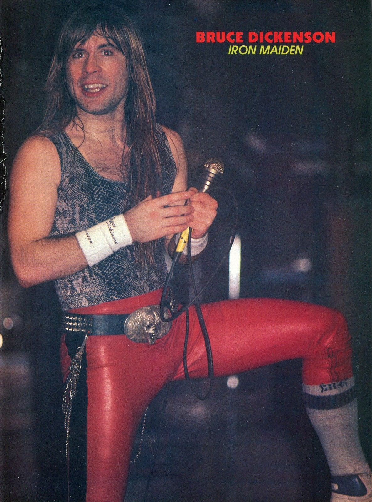 Bruce Dickinson Iron Maiden 80s