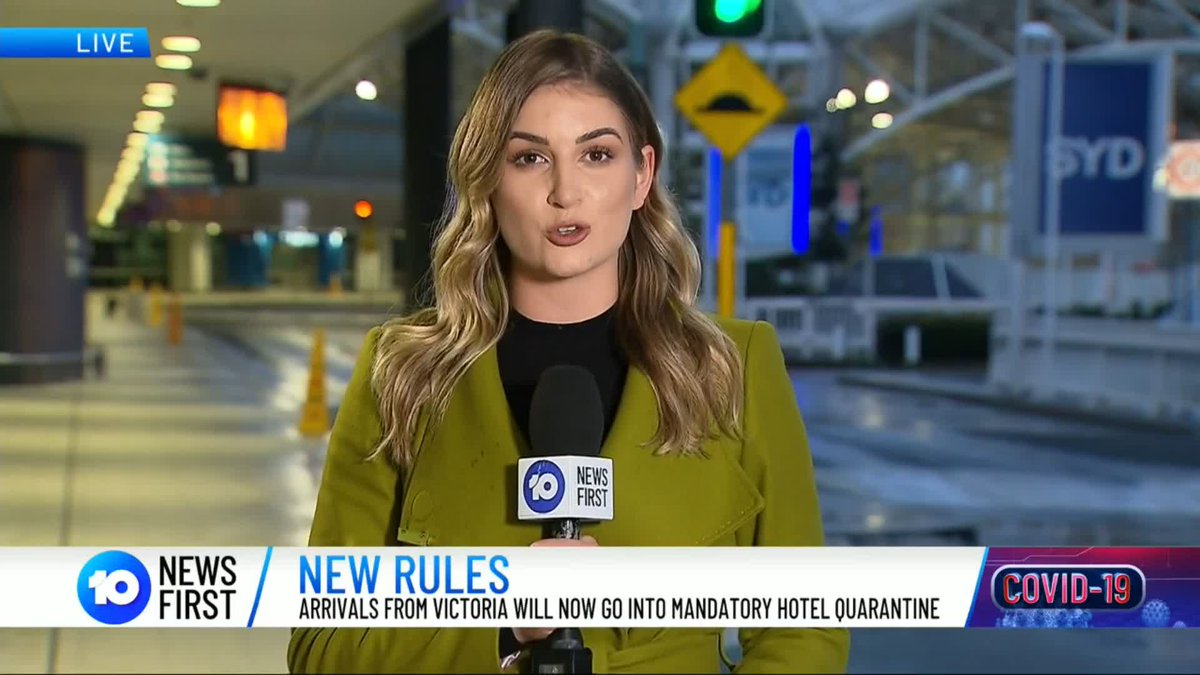 A number of flights are arriving in Sydney from Melbourne tonight ...