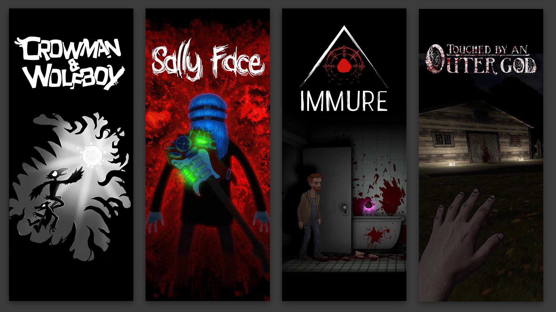 Steve Gabry on Twitter: "My contributions to each: Touched by an Outer God (2020, Wither Studios ...