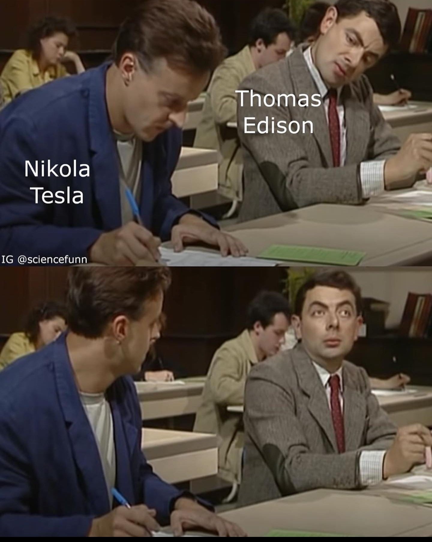 Nikola Tesla Vs Thomas Edison Meme