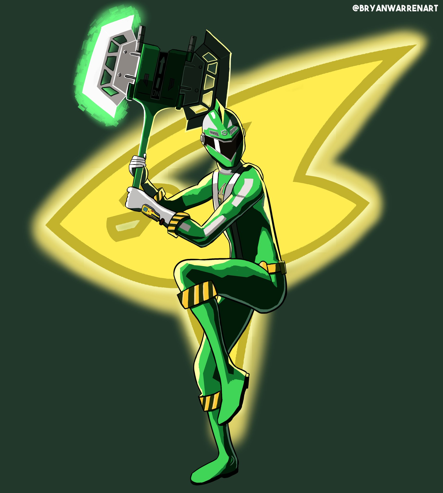 Power Rangers Rpm Green Ranger
