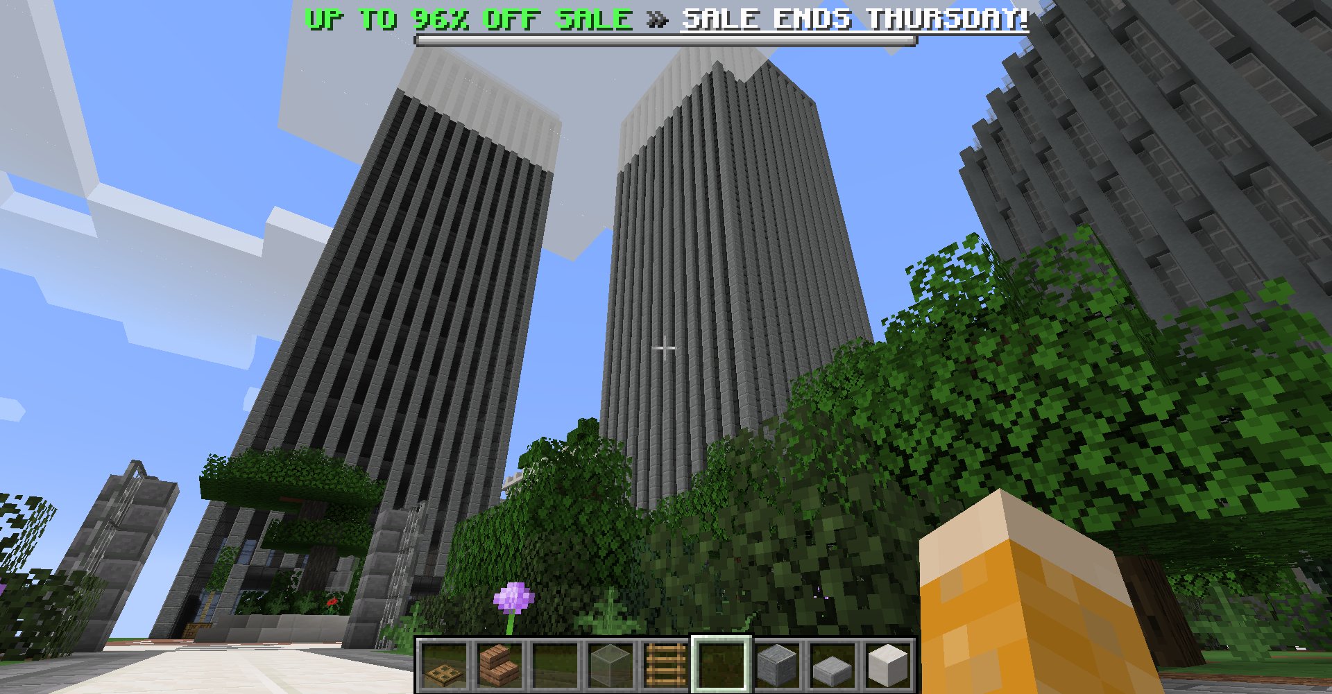 Minecraft Twin Towers