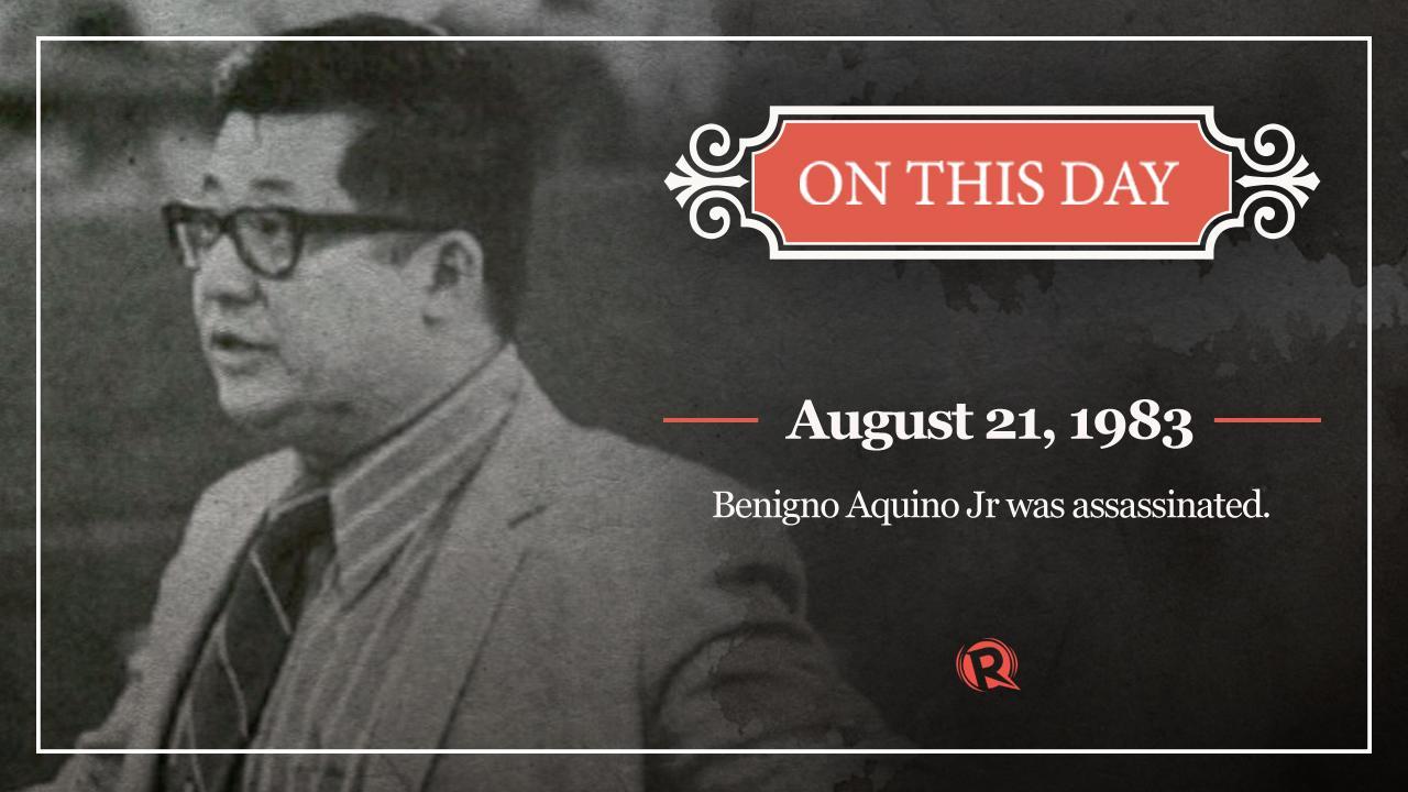 Rappler on Twitter: "#OnThisDay in 1983, staunch Marcos critic Benigno ‘Ninoy’ Aquino Jr was ...