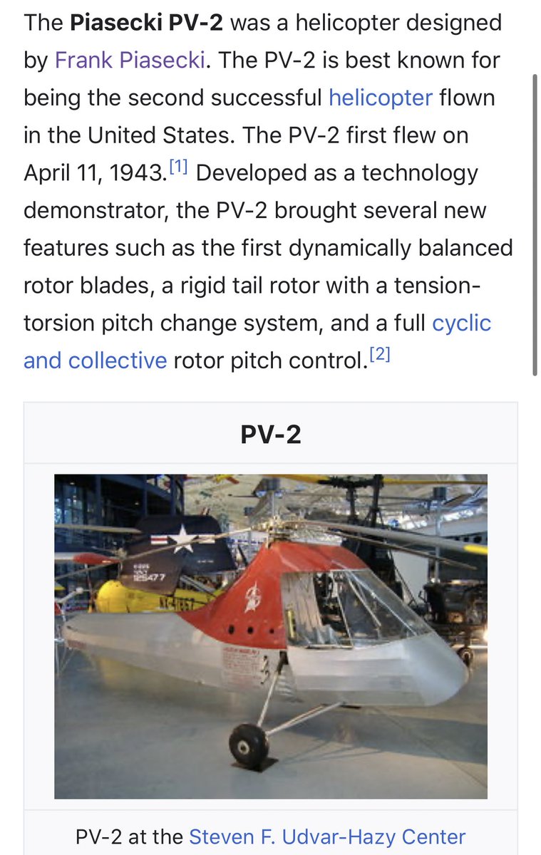 A Thread from @visakanv: "Frank Piasecki [1919–2008], American son of a ...