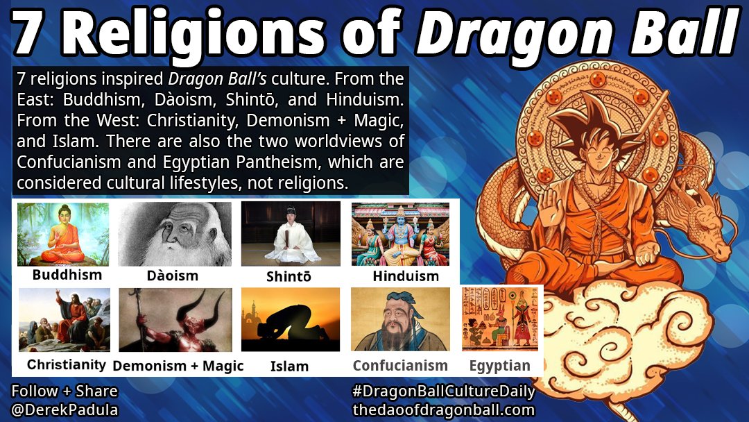 Derek Padula on Twitter: "7 religions inspired Dragon Ball’s culture ...