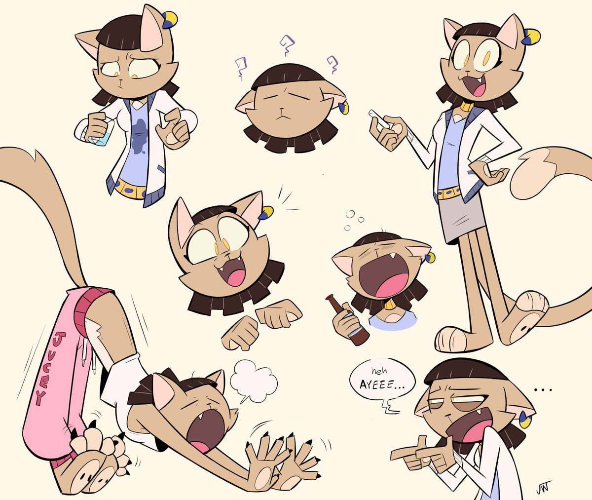 「@beyeahart Late to this, but I'm JoshDamn! I draw cute girls」JoshDamnの漫画